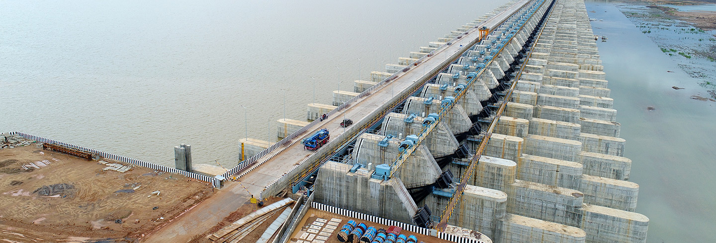 Annaram Barrage in Telangana, 2019